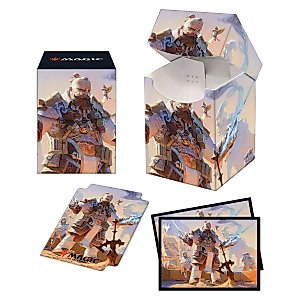 Osgir, The Reconstructor, Strixhaven PRO 100+ Deck Box and 100ct Sleeves Featuring Lorehold for Magic