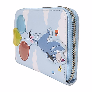Loungefly Eeyore and Friends Winnie the Pooh Floating Balloons Disney Zip Around Wallet Standard