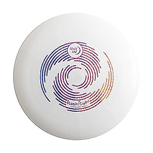 Nite Ize, Inc. FFDR-07S-R8 Flashflight Rechargeable Light Up, LED Sports and Fun with Kids, Changing and Choose Your Color Flying, Disc-O Tech