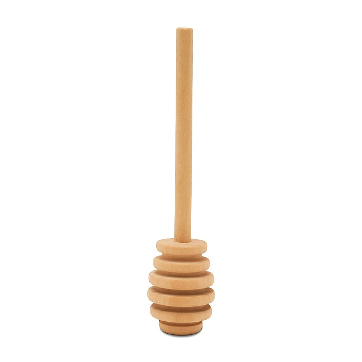 Wooden Honey Dippers 4 Inch, Pack of 24 Honey Dipper Sticks for Party Favors, Décor, and Food Boards, by Woodpeckers