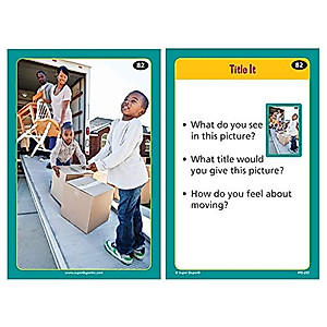 Super Duper Publications | Photo Understanding Inferences and More! Super Fun Deck | Critical Thinking Flash Cards | Great for Autistic Children | Ask Literal, Inferential, or Expansion Questions