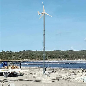 Hihone 400W Wind Power Generator,12V Wind Turbine Generator Kit with MPPT Controller,3 Blades Wind Generator,2.5m/s Start Wind Speed
