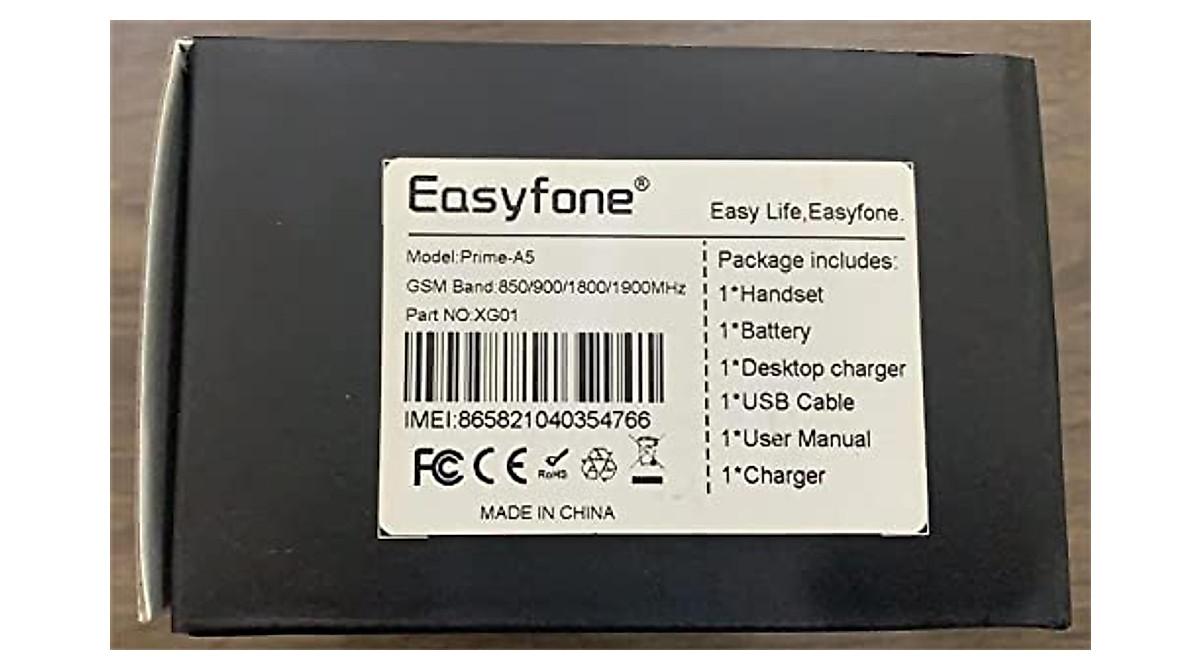 Easyfone T6 4G: Simple Picture Button Phone for Seniors & Kids