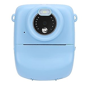 Tuzoo Kids Digital Camera, Kids Toy Camera 2000mAh Battery Anti Skid Food Grade ABS for Kids for Boys and Girls(Blue)