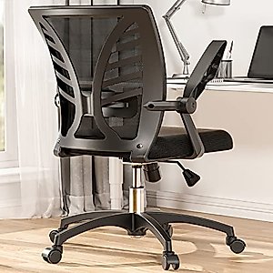 NOBLEWELL HOME Chair-NWOC2B Home Office Chair, Nylon, Black