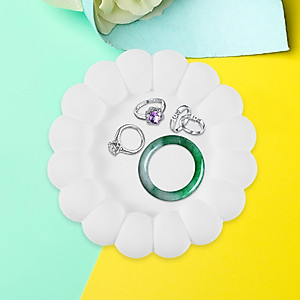 Alipis sunflower jewelry tray jewelry plate perfume ring dining table birthday present nightstand tray jewelry storage tray Storage Box bedside table jewelry tray desk