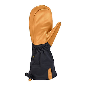 Gordini Women's Elias Gauntlet Mitten, Black Tan, Large