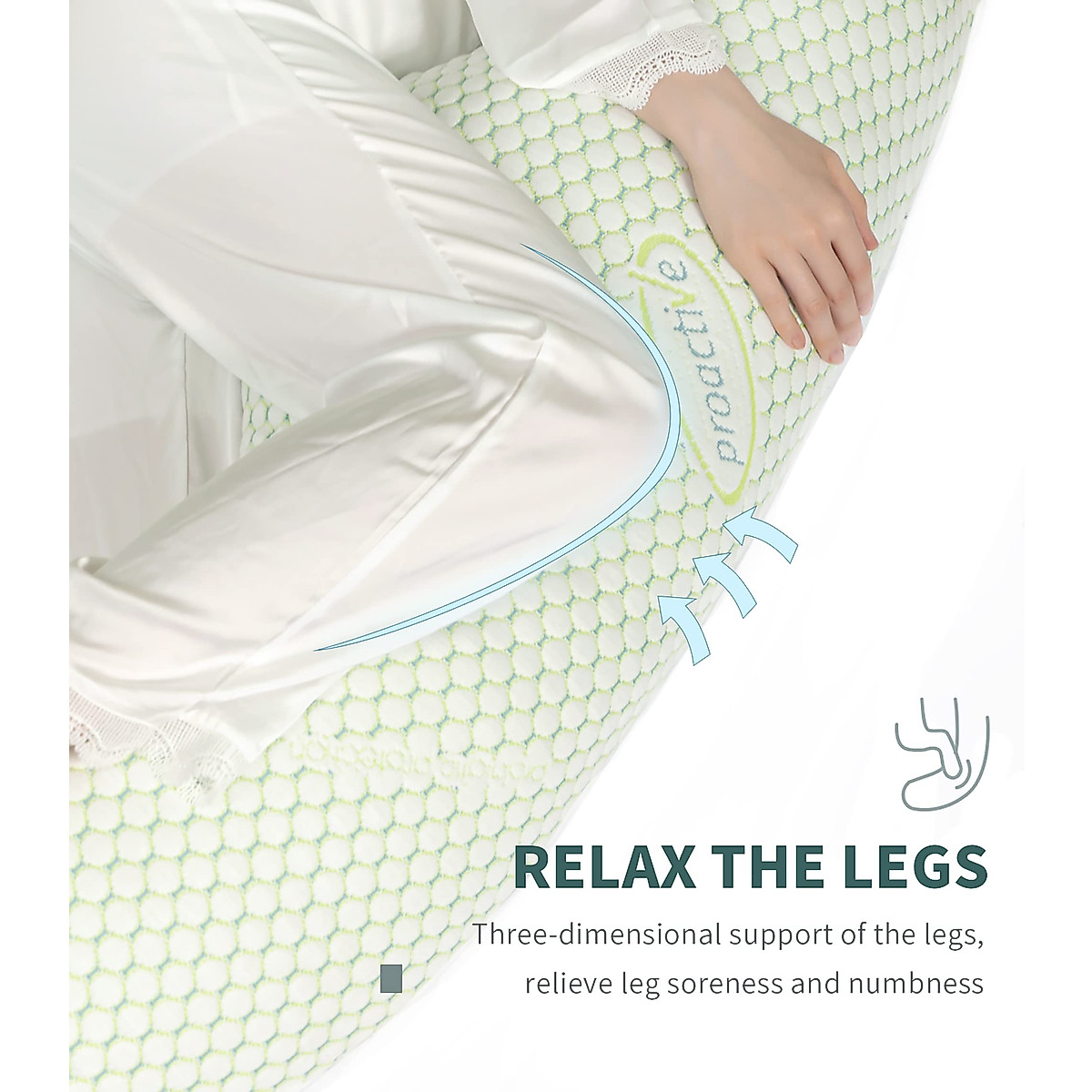 Oternal Pregnancy Pillows for Sleeping, Multipurpose Cuddle Pillow Pregnancy Must Haves, Ultra Soft Comfortable Maternity Pillow for Abdomen, Leg, Hip Support