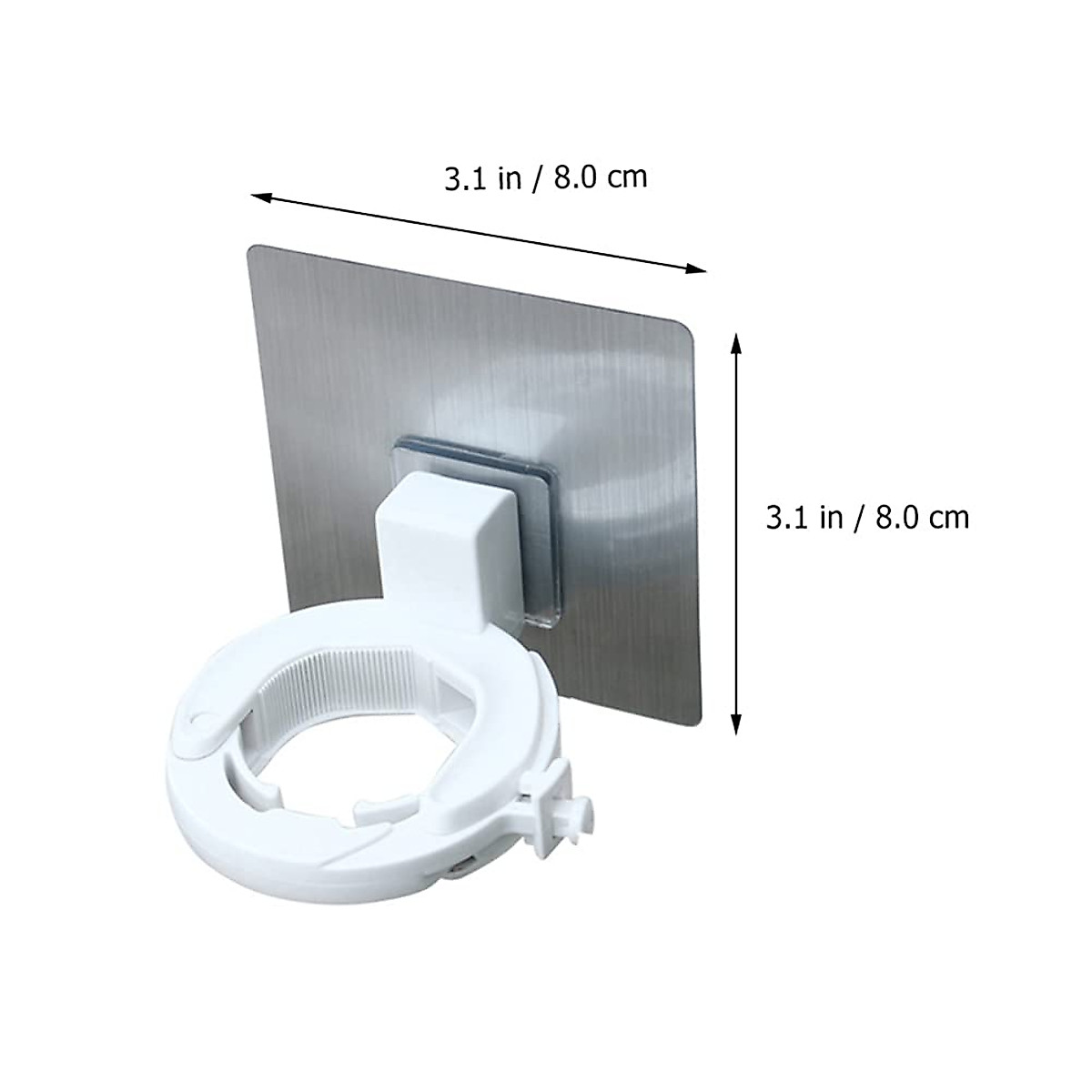 UKCOCO 6pcs Adjustable Bottle Hanger Bottle Holder for Hand Holder Adjustable Hitch Sponge Holder Wall Mounted Shampoo Holder Dish Rack White Body Wash Plastic Water Bottle