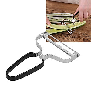 Fruit Potato Peeler Manual Vegetable Peeler, Fruit Potato Peeler Peeling Knife Cucumber Peeling Tool for Carrot for Cabbage (Black)