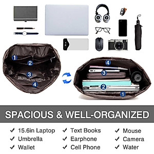 VASCHY Backpack for Men, Fashion Water-resistant Rucksack College Backpack Camouflage