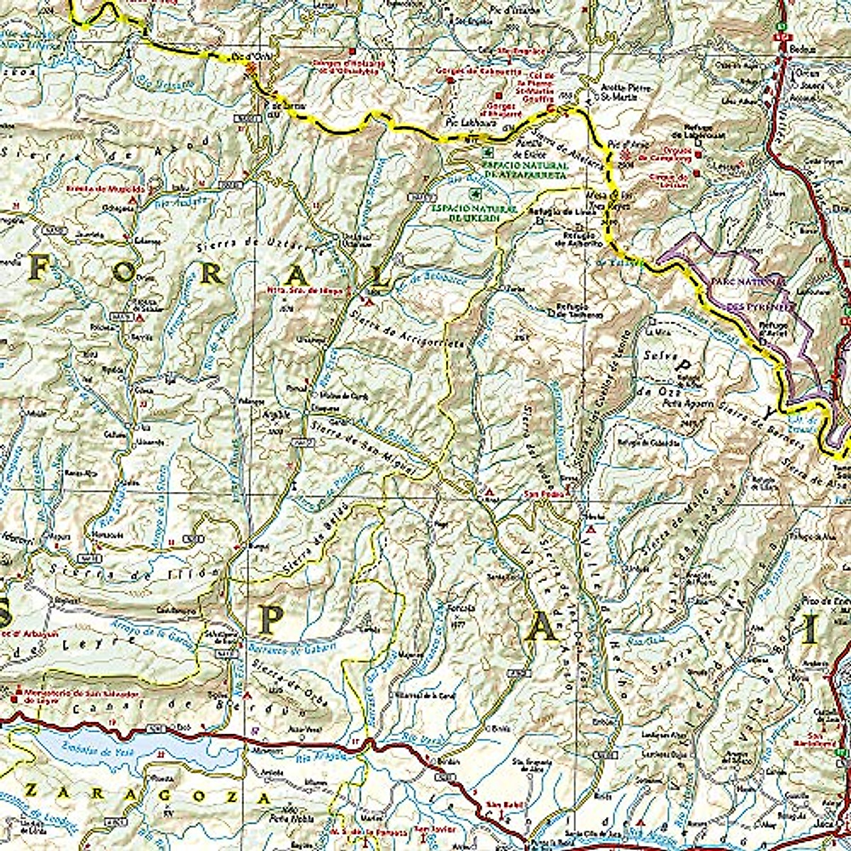 Pyrenees and Andorra Map (National Geographic Adventure Map, 3308)