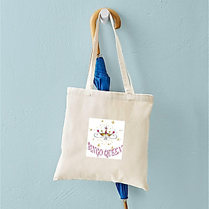 CafePress BINGO QUEEN Tote Bag Natural Canvas Tote Bag, Reusable Shopping Bag