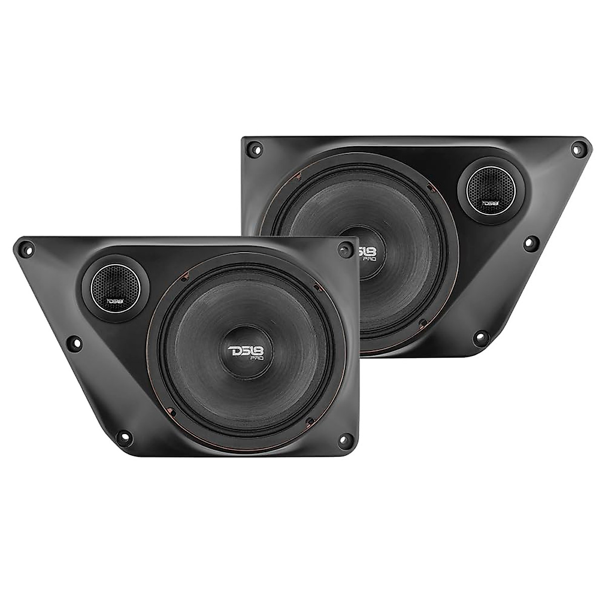 DS18 BRO-BD-LR Speakers Panels for Ford Bronco 6th Gen 4 Door - Back Doors Speakers and Tweeter Panels - Fits 2X 6.5 Speakers and 2X 2.3 Tweeters - Pair (Left & Right)