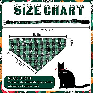 Christmas Dog Bandanas 3 Pack, Elk and Santa Bandana, Reversible Triangle Scarves for Dogs Cats Pets, Premium Durable Fabric, Adjustable Fit