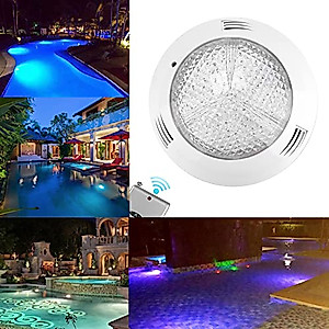 Yosoo Health Gear LED Pool Lights, 360LEDs IP68 Waterproof Submersible Light, Multicolor Underwater Lamp Pond Lights for Swimming Pool, Pond, Garden, Landscape Lighting