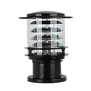 MODEBHD LED Landscape Street Courtyard Column Lamps IP54 Waterproof Super Bright Post Light Die-cast Aluminum Acrylic Garden Pillar Lantern Creative European Outdoor Patio Lighting