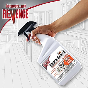 REVENGE House Guard Pest Control, 32 oz Ready-to-Use Spray for Indoors and Outdoors, Long Lasting Treatment