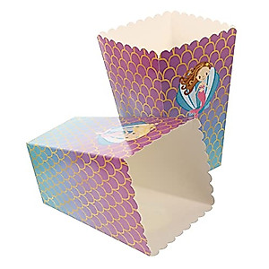 Levemolo 24pcs Popcorn Boxes Popcorn Box Poppin Popcorn Snack Containers Popcorn Boxes for Disposable Popcorn Bag Movie Night Party Supplies Paper Food Bags Party Popcorn Boxes