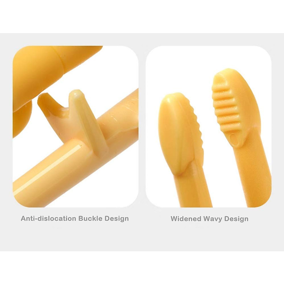 Goryeo Baby Training Chopsticks for Kids - Use Completely Harmless Material - Anti-dislocation Buckle Design - Includes Portable Box (Pink)