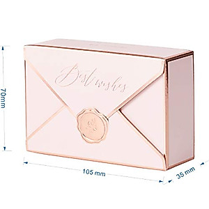 POTTIIS 20Pcs Candy Box Cookie Gift Boxes，Romantic Wedding Favors Cute Chocolate Box for Wedding Bridal Birthday Party Supplies - Green…