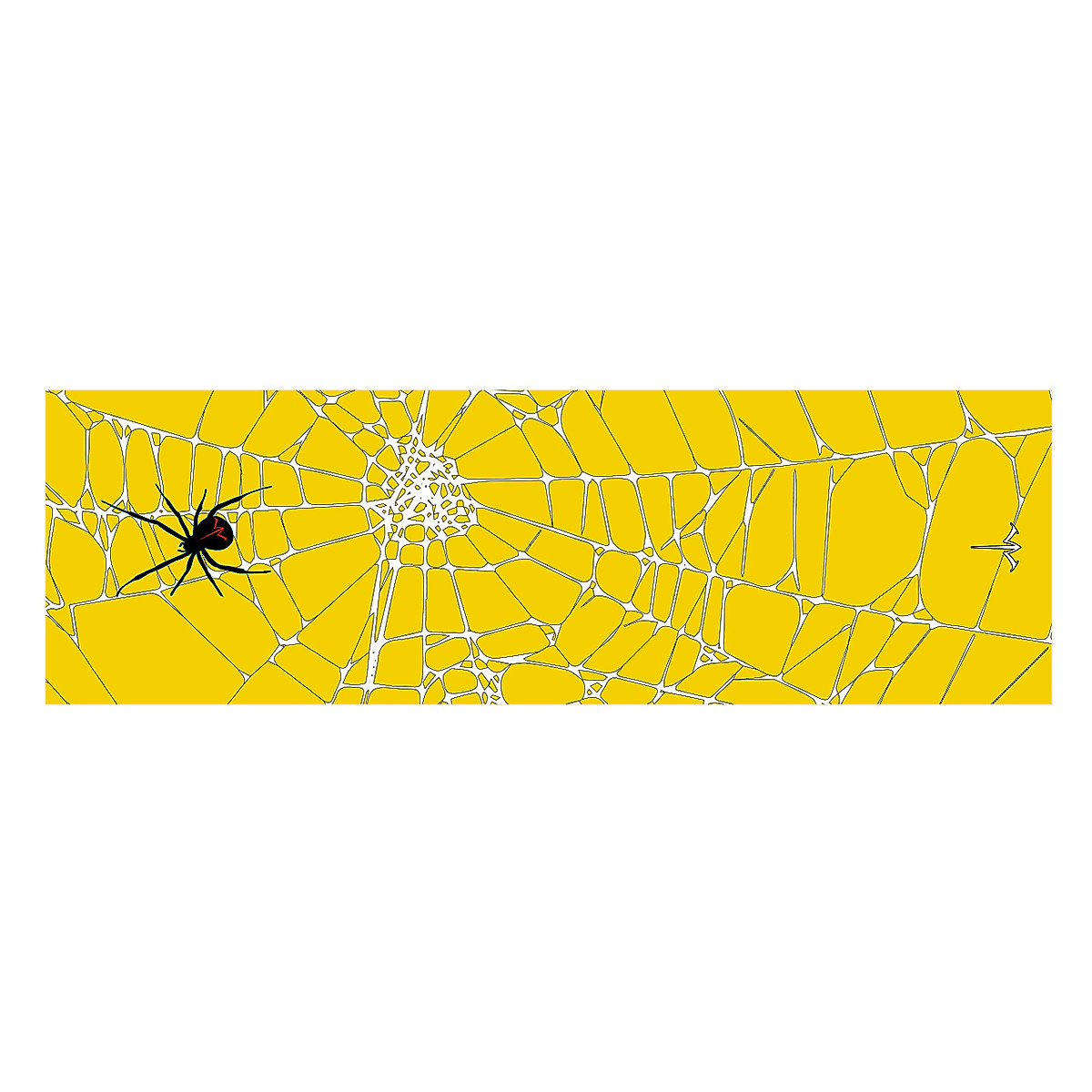 White Water Archery Yellow Black Widow Spider Web Stabilizer Wrap Protection Choose Length Width 36, 2.25