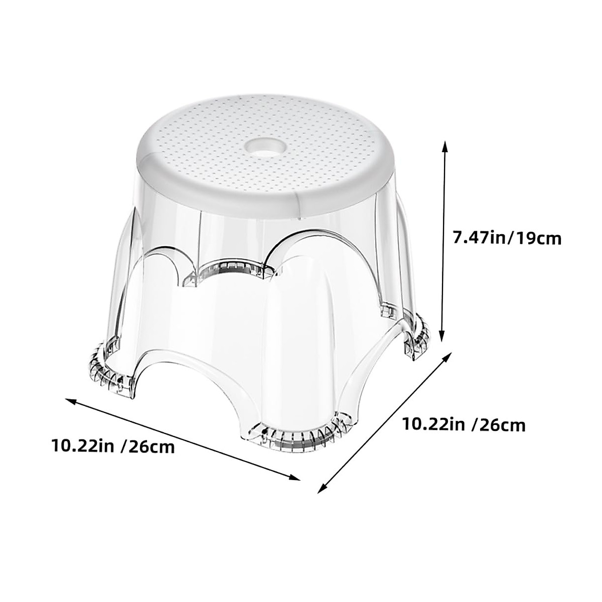 MERRYHAPY Bathroom Stool Footstool Ergonomic Stool Bench for Shower Toilet Stool Stools Shoes Changing Stool Shoe Changing Stool Thicken The Bench Pedal Step Stool Small Stool The Pet