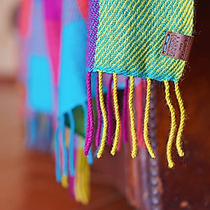 Borges & Scott Signature - 100% Cashmere Blanket Throw - Multi Patch