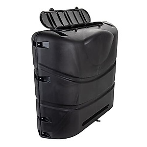 Camco 40539 Heavy-Duty 20lb or 30lb Dual Propane Tank Cover (Black)