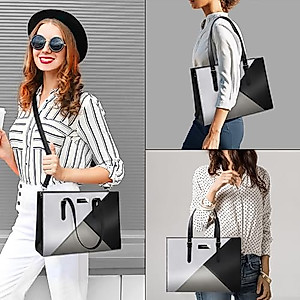 Alfheim Laptop Bags for Women 14 inch Leather Briefcase Large Business Shoulder Tote Bag Ladies Handbag for Office School Travel Work