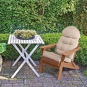 FUNBERRY Adirondack Chair Cushion,Outdoor Chair Cushions,Improved Comfy Patio Chair Cushions,Rocking Chair Cushion,Cushions for Adirondack Chairs,High Back Patio Chair Cushions