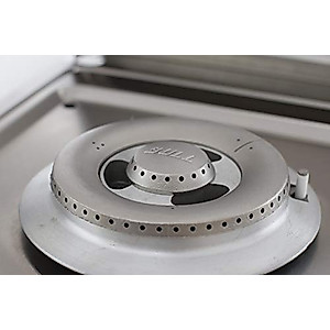 Bull Outdoor Products 60008 Stainless Steel Single Side Burner, Liquid Propane , Gray