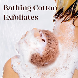 BAIMEI Bath Sponge, Sponge Loofah Body Scrubber, Shower Pouf Cleaning Loofahs Sponge, Shower Use Sponge (2pcs)