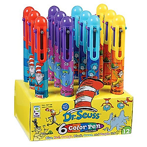 Raymond Geddes Dr. Seuss 6-in-1 Retractable Pens (Pack of 12)
