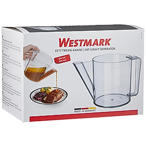 Westmark Fat-/Gravy Separator, 1 liter, Clear