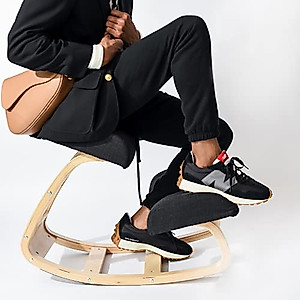 Sleekform Austin Kneeling Chair - Home Office Ergonomic Computer Desk Stool For Active Sitting