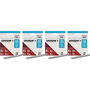 Arrow Fastener 504 Genuine T50 1/4-Inch Staples, Pack of 4