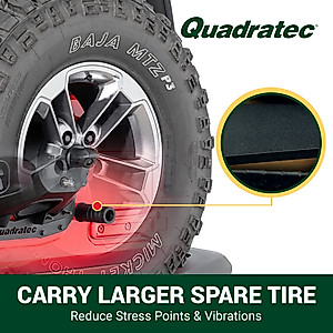 Quadratec Tailgate Spare Tire Bump Stop Kit - Fits Jeep Wrangler JK & JL 2007-2024 - Jeep JK Spare Tire Bump Stop Jeep JL Spre Tire Bump Stop Jeep JK Bump Stop Jeep JL Bump Stop - Reduces Rattling