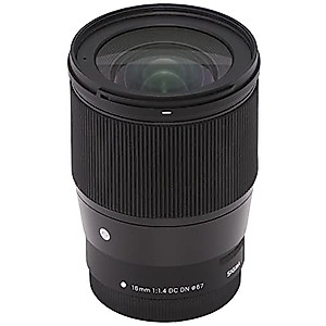 Sigma 16 mm f/1.4 (C) AF DC DN Lens for Canon EF-M Mirrorless
