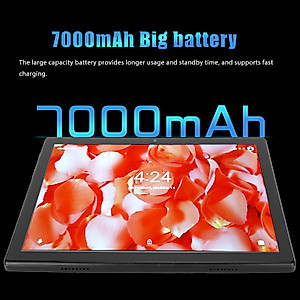 DAUERHAFT Tablet, FDH 10.1 Inch 5G WiFi Screen Smart Tablet for Reading for Studying (U.S. regulations)