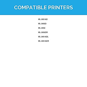 LD Products Compatible Toner Cartridge Replacement for Samsung ML-2850 Series ML-D2850B High Yield (Black)