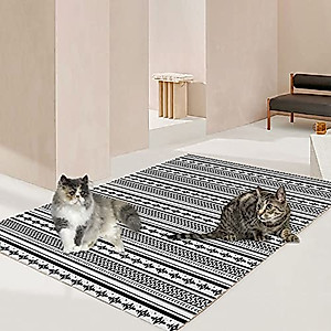 kathson Washable Pee Pads 79"x47" Non-Slip Rabbit Reusable Mat for Floor Pets Playpen Heavy Absorbency Potty Training Pads for Dogs Cats Rabbits Guinea Pigs Ferrets Small Animals