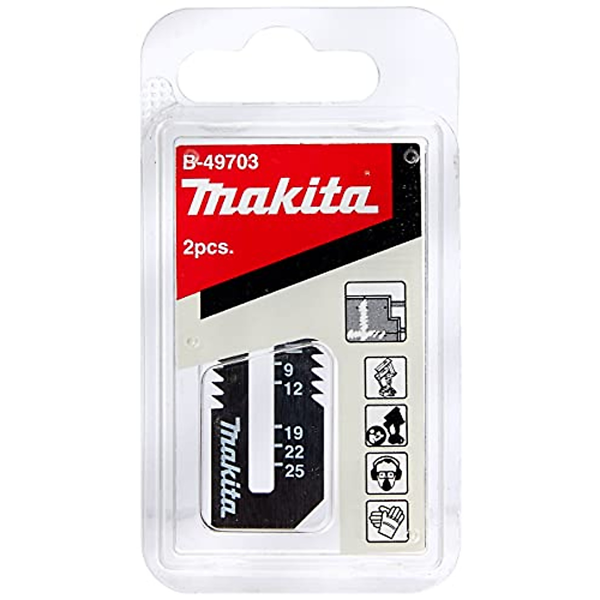 Makita High Carbon Steel B-49703 Drywall Cut-Out Saw Blade compatible with Carbon Steel (2 Pack)
