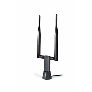 Panda Wireless® PAU0D AC1200 Wireless AC USB Adapter w/Dual Antennas - Windows 7/8/10/11/2019/2022, Chrome OS, Zorin, MXLinux, Mint, Ubuntu, Fedora, openSUSE, Rocky, Kali Linux and Raspbian