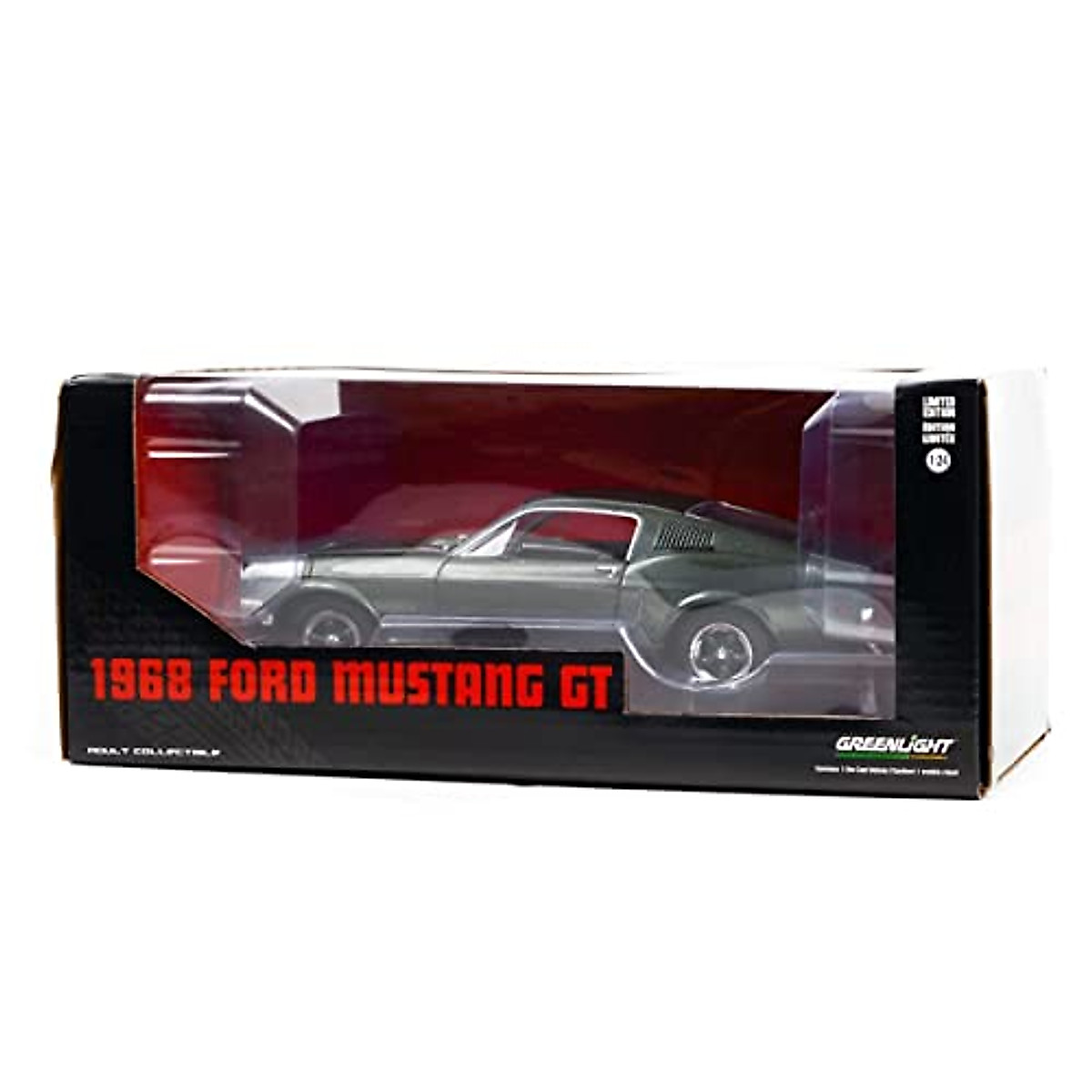 Greenlight 1:24 1968 Ford Mustang GT Fastback - Highland Green 84038 [Shipping from Canada]