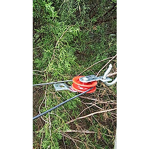 W5SWL 1-3/4" Dipole Pulley Ham Radio Antenna Inverted Vee Loop Longwire End Fed Antenna