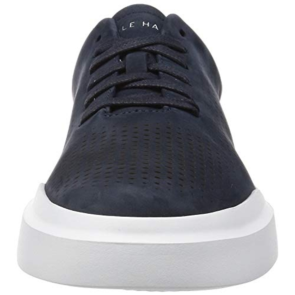 Cole Haan Men's Grandpro Rally Laser Perf Sneaker, Navy Ink Nubuck, 10