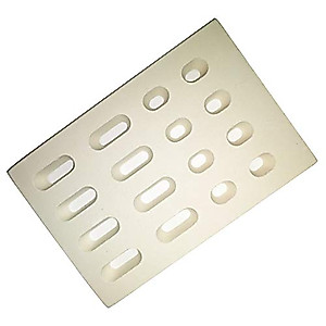 Homesicker 6-Pack Universal Replacement Heat Plate Flame Tamer, Ceramic Brick Flame Tamer, Ceramic Radiant Replacement for Galore Grand Turbo