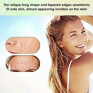 BAGLAK Large Blemishes Patches - 22 Strips, XL Size, Hydrocolloid t Dots, Blemishes Patch - Zit Stickers, For Face Blemishes Absorbing Cover Patch - Zit Sticker Facial Skin Care