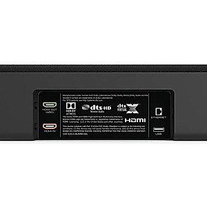 VIZIO SB36514-G6 36" 5.1.4 Premium Home Theater Sound System with Dolby Atmos and Wireless Subwoofer, Black